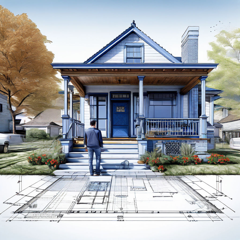 architectural-blueprint-approximate-100-square-meters-house-plan-front ...